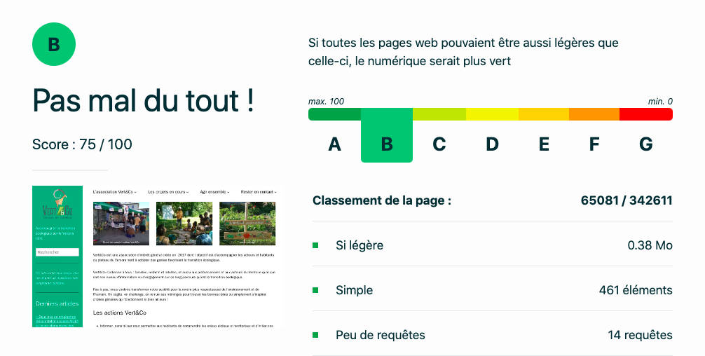 > Notre transition vers un site internet bas carbone - Vert&Co - Vercors